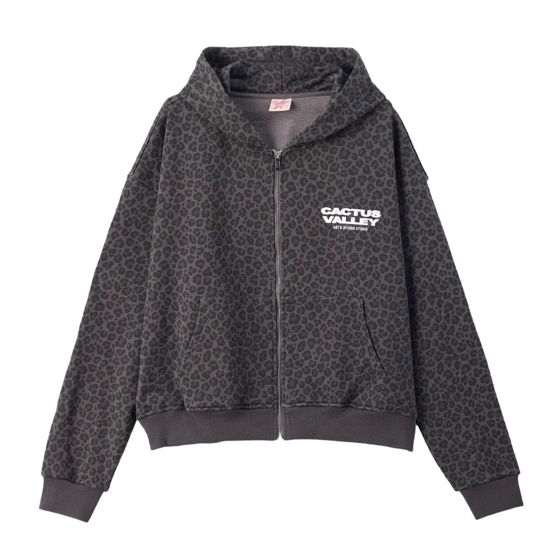 AZVA Black Leopard Art Zip Hoodie - Premium Streetwear – Soles District