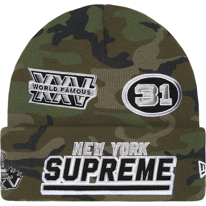 Supreme New Era Woodland Camo Football Beanie – Soles District